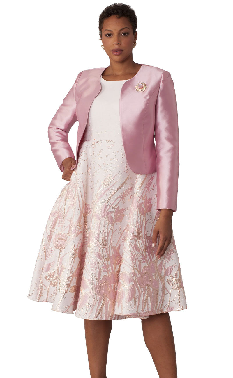 Tally Taylor Church Dress 4853-Pink