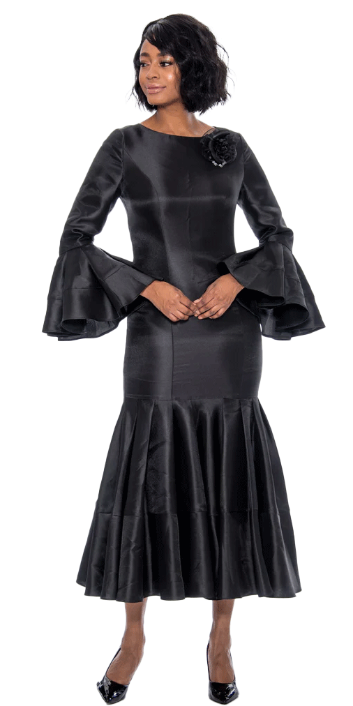 Terramina Church Dress 7764C-Black