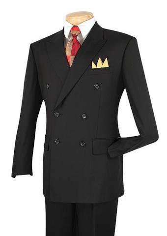 Double Breasted Men Suit DPP-Black