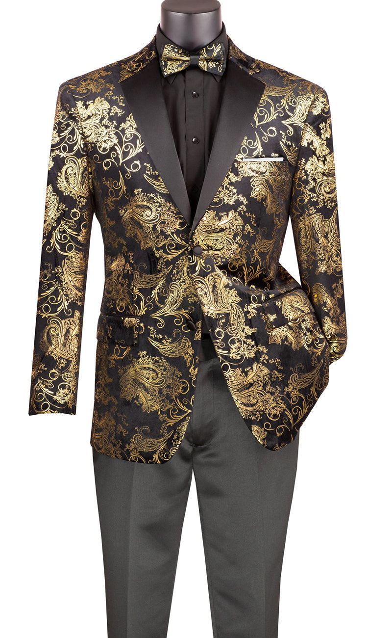 Men Modern Fit Sport Jacket BM-02 Black